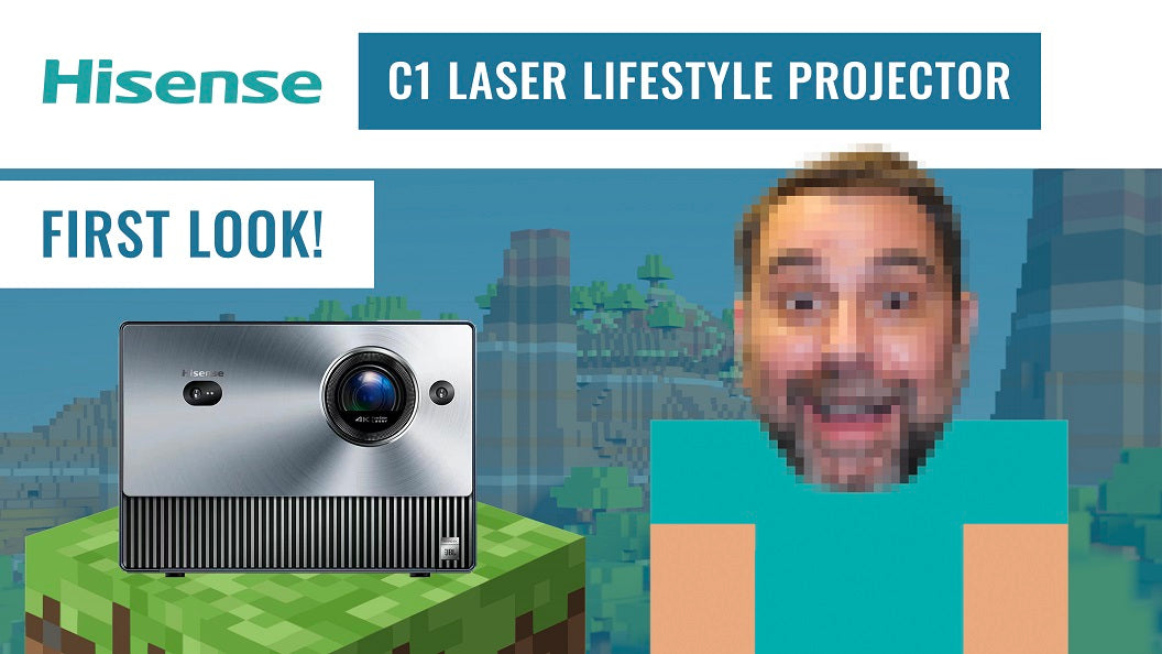 Hisense C1 Cube Lifestyle Laser Projector First Look Review ...