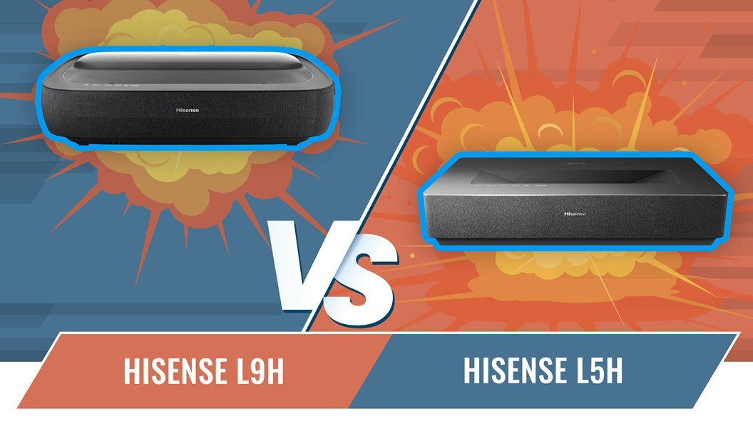 Hisense L5H Vs. Hisense L9H Ultra Short Throw Projector Shootout ...