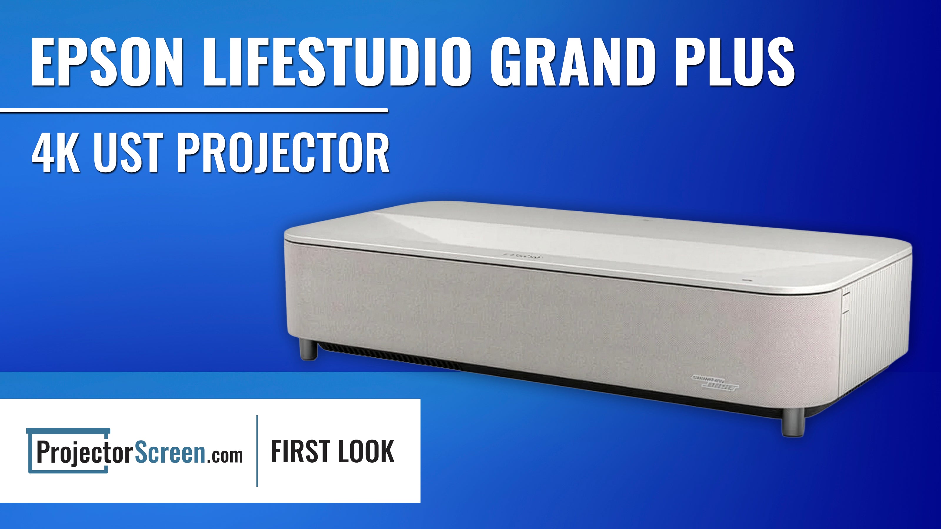 Epson Lifestudio Grand Plus UST Projector First Look – ProjectorScreen.com
