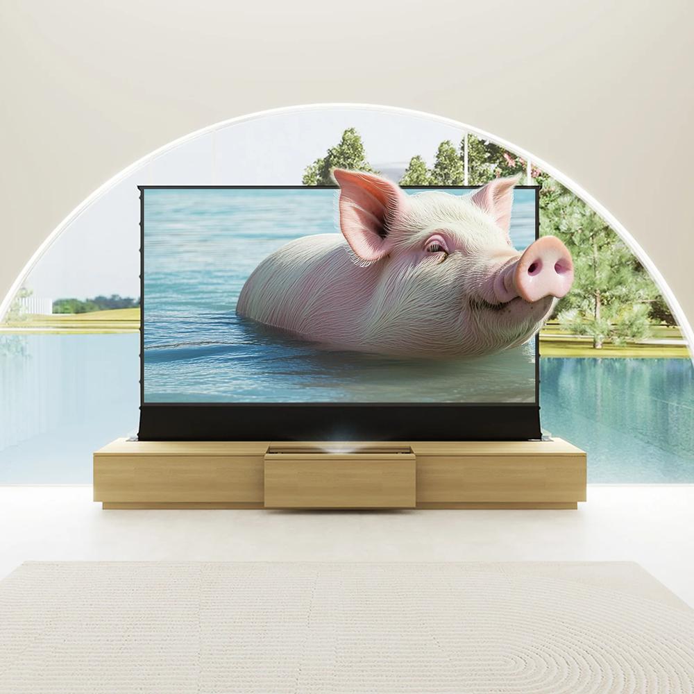 Vividstorm VC22BC130K Barcelona Mark III Motorized UST Laser TV Cabine ...