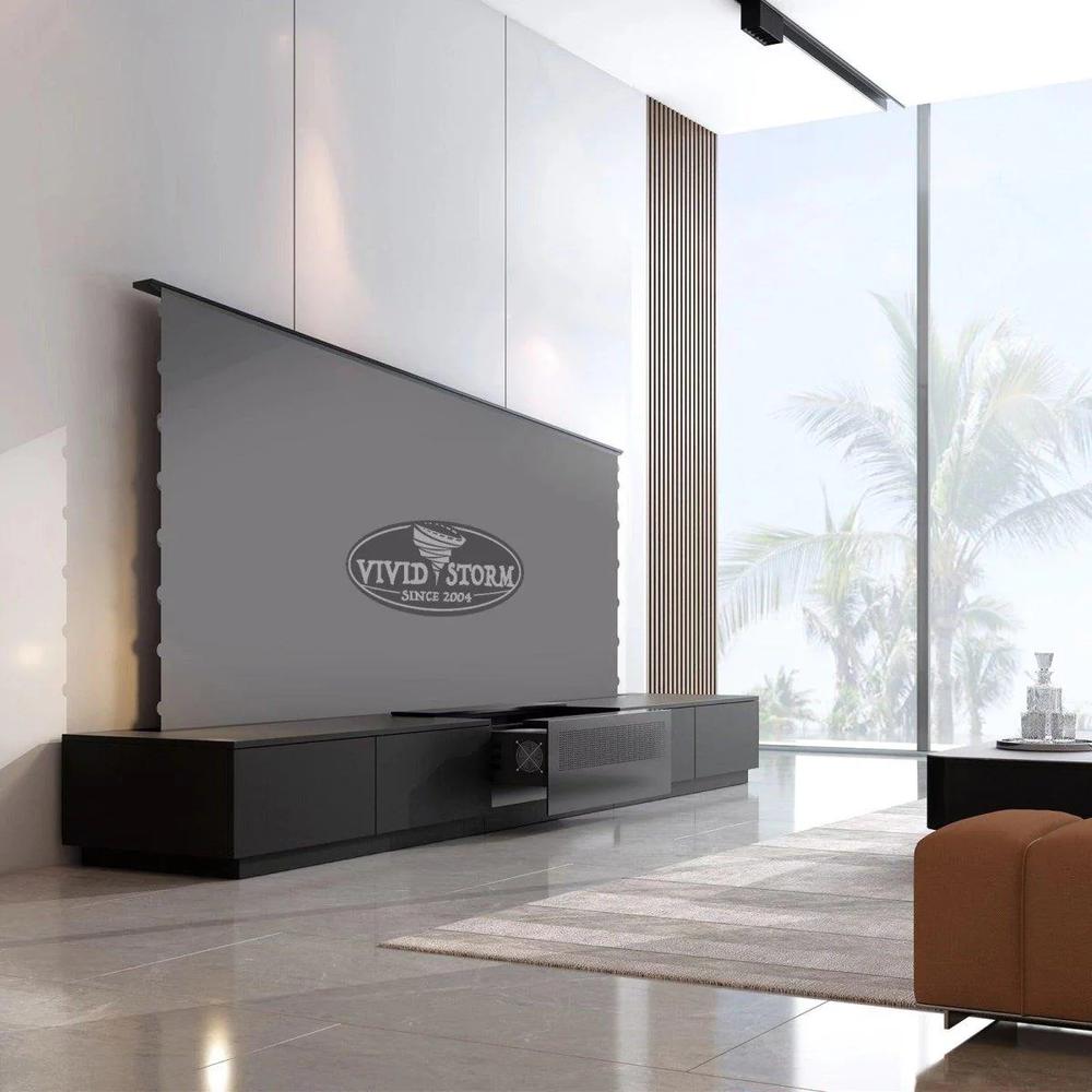 Vividstorm VC59MC120B Monte Carlo Motorized UST Laser TV Cabinet - Bla ...