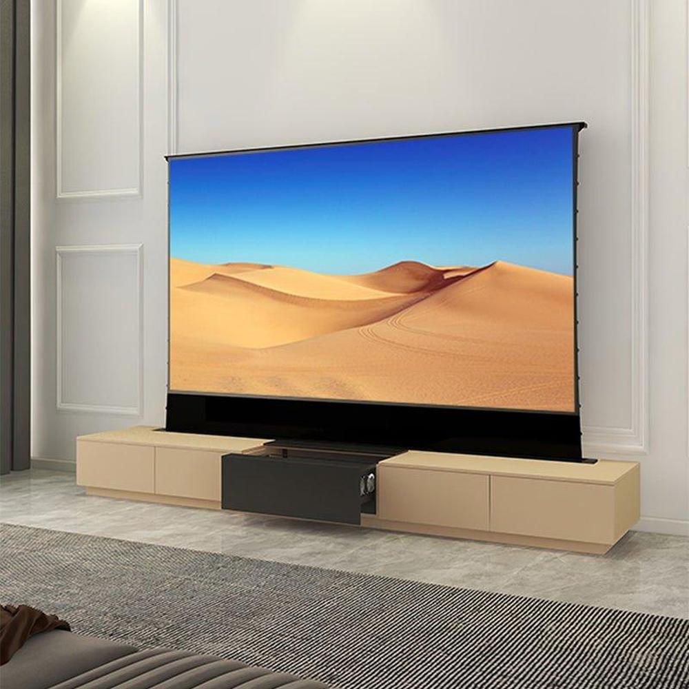 Vividstorm VC59MC110K Monte Carlo Motorized UST Laser TV Cabinet - Oak ...
