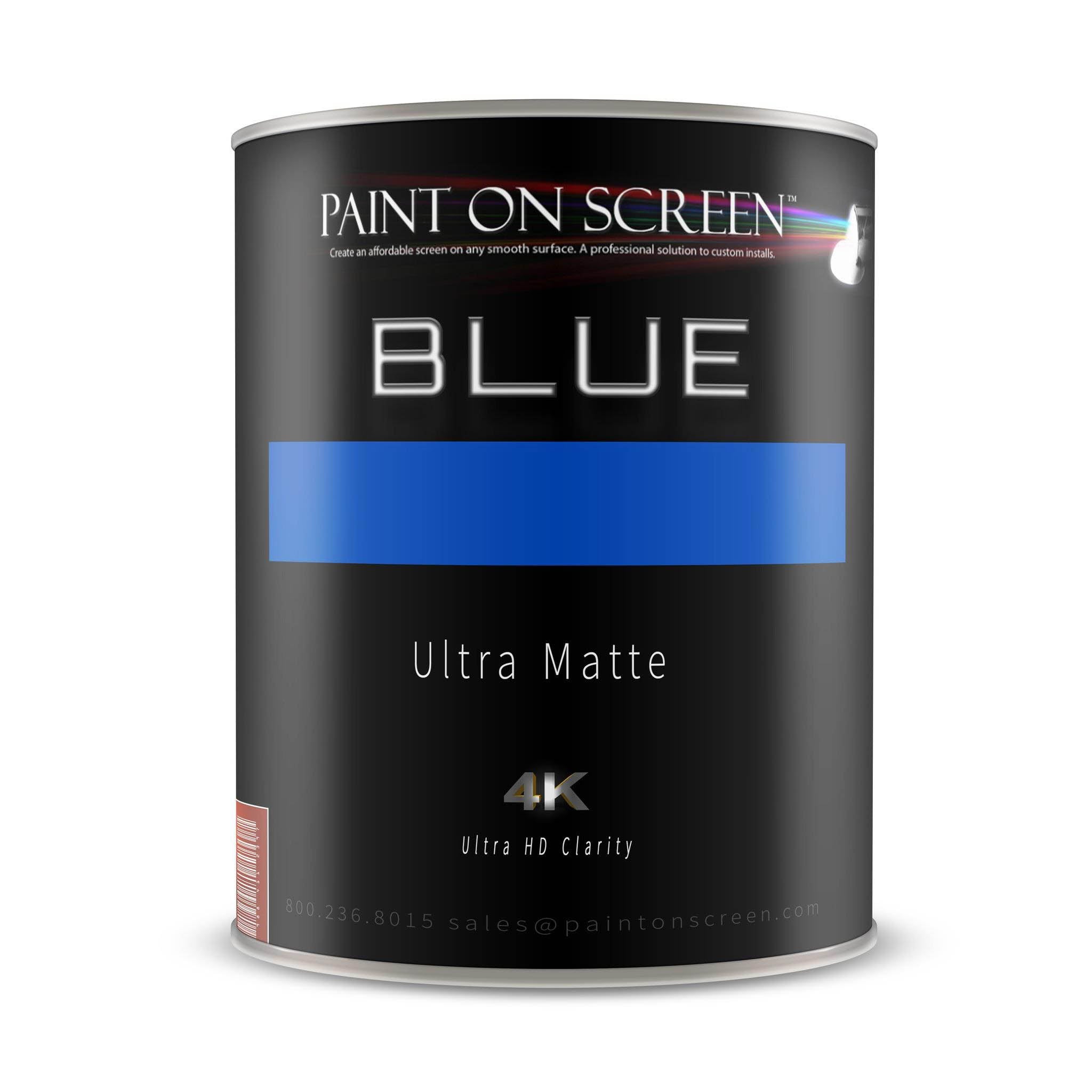 Projection / Projector Screen Paint - Chroma Key Blue Paint - Quart ...