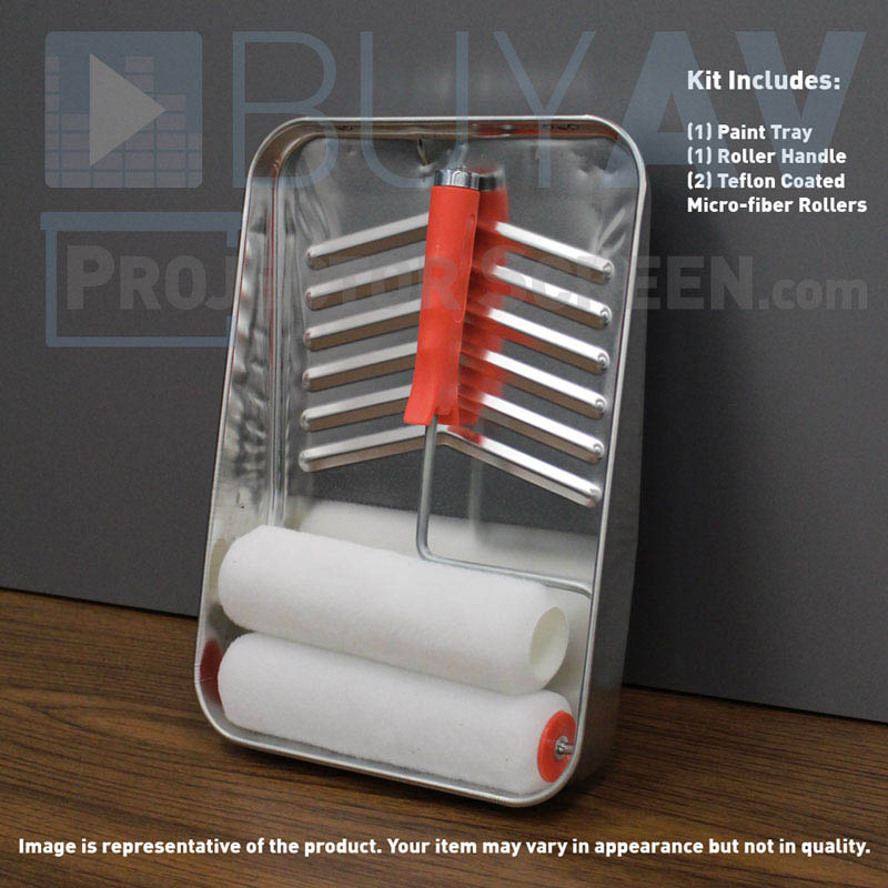 Projector Screen Paint - Teflon Coated Micro Fiber Roller Kit ...