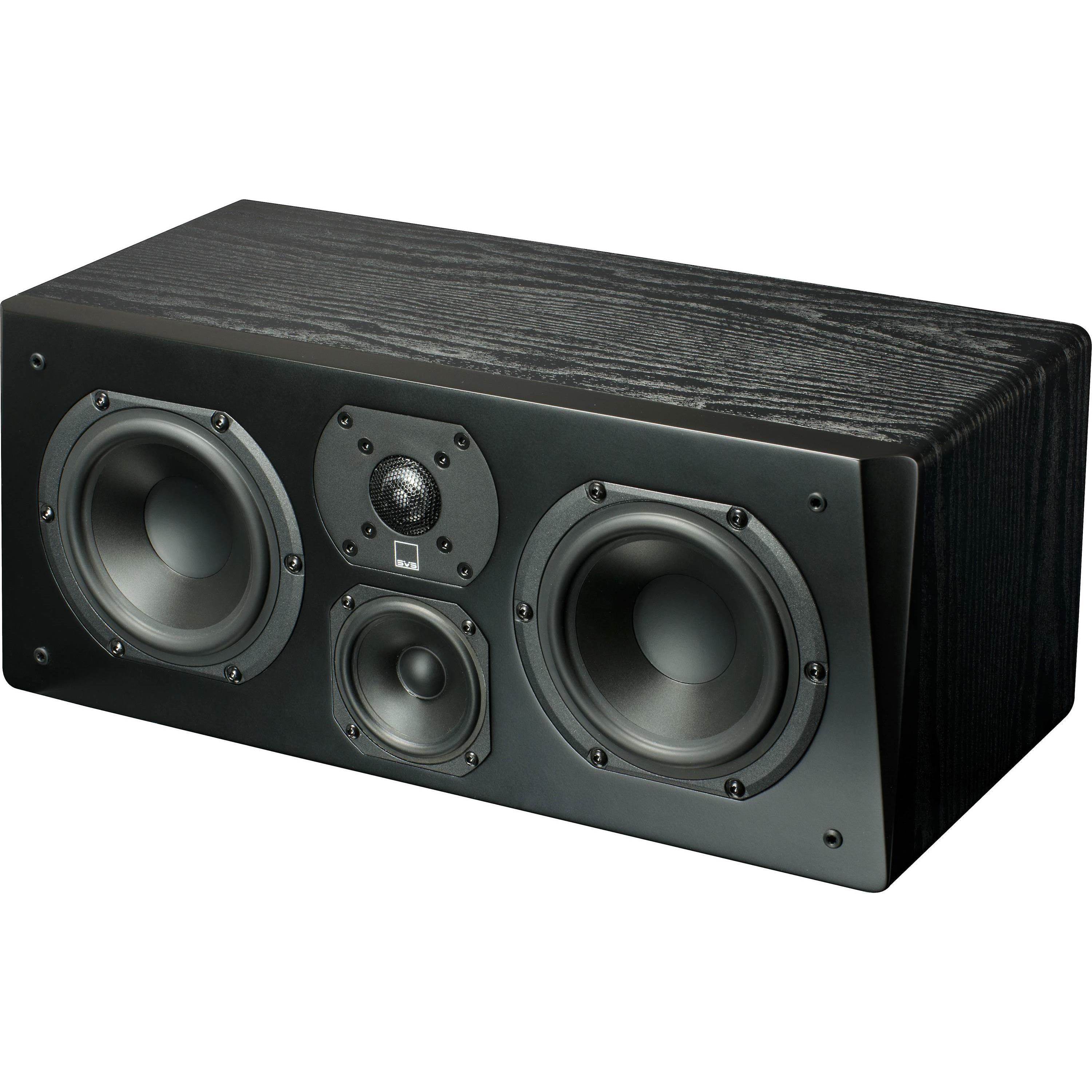 SVS Prime Center channel speaker (Black Ash) – ProjectorScreen.com